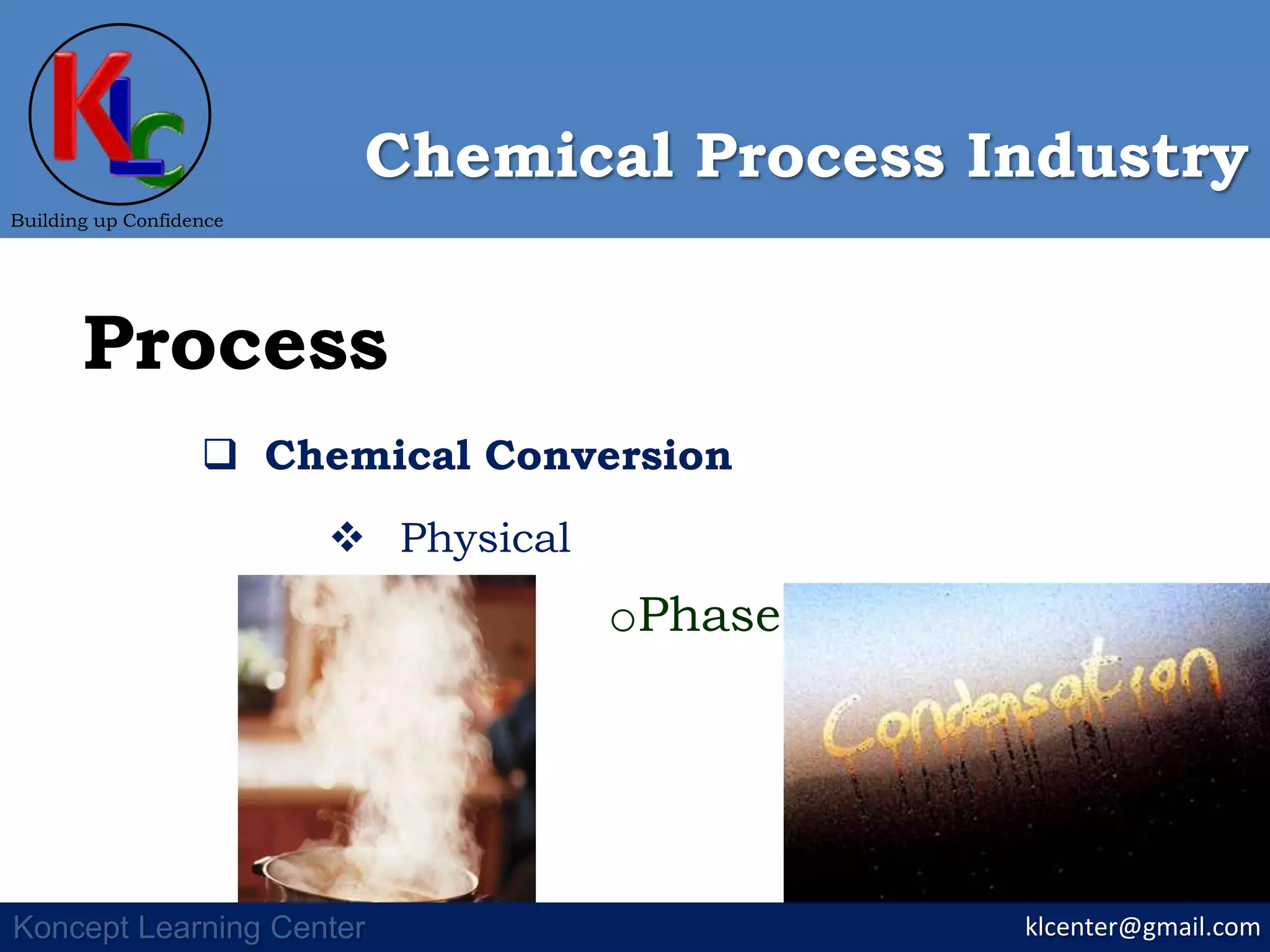 Chemical Process Industry - Overview | PPSX