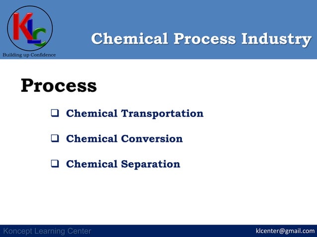 Chemical Process Industry - Overview | PPSX