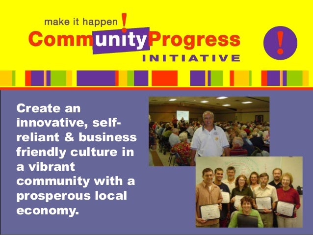 Case Study of Community Change - Community Progress Initiative