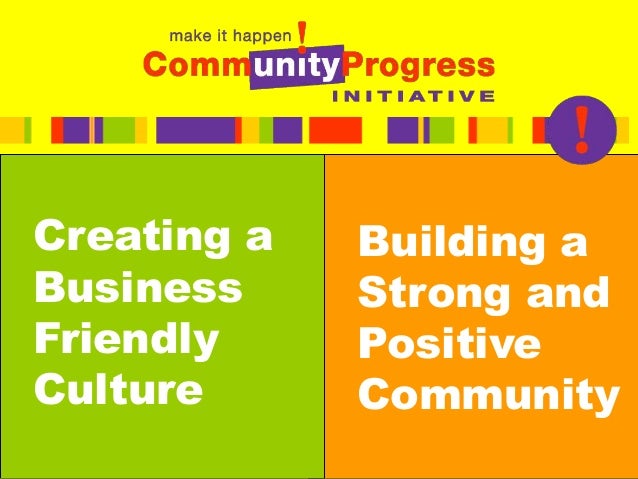 Case Study of Community Change - Community Progress Initiative