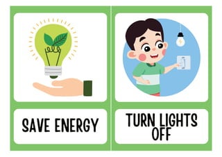 Flashcards environment day - how to save the planet | PPT