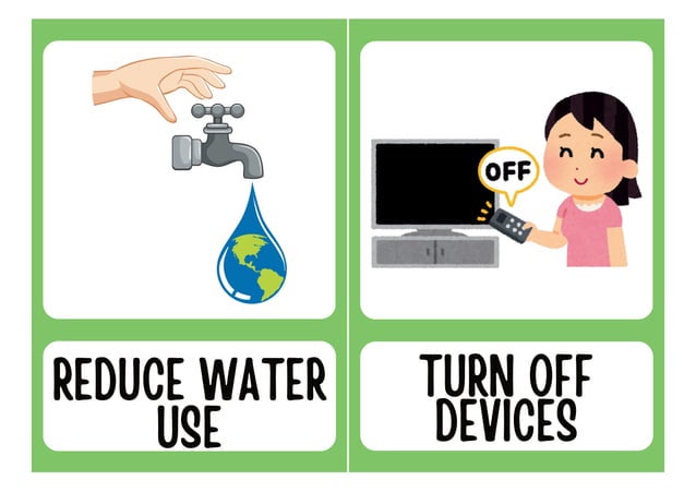 Flashcards environment day - how to save the planet | PPT