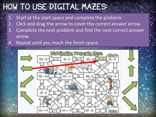Cópia de Digital Maze Teacher Instructions.pptx | Homework and Study ...