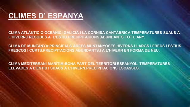 tema 1 el relleu i el clima | PPT