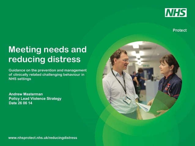 Andrew Masterman, NHS Protect. Restraint Reduction Conference Keynote ...