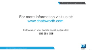 Chatsworth Products' (CPI) CUBE-iT™ Wall-Mount Cabinet Overview | PPT