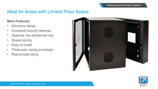 Chatsworth Products' (CPI) CUBE-iT™ Wall-Mount Cabinet Overview | PPTX