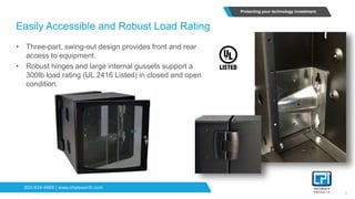 Chatsworth Products' (CPI) CUBE-iT™ Wall-Mount Cabinet Overview | PPT