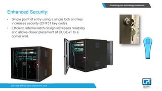 Chatsworth Products' (CPI) CUBE-iT™ Wall-Mount Cabinet Overview | PPTX