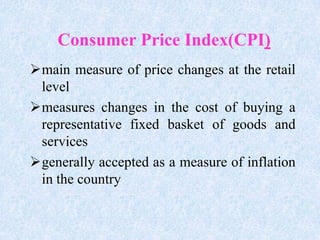Consumer Price Index @ Economics | PPTX
