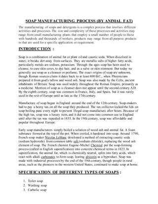 Soap Manufacturing CPI | PDF