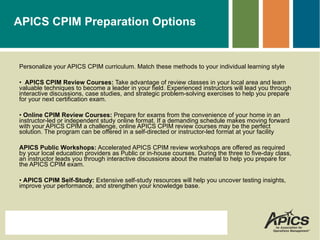 Cpim chaper pptfeb409 | PPT | Business Utilities | Business