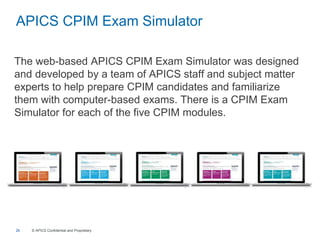 APICS CPIM Demo | PPTX