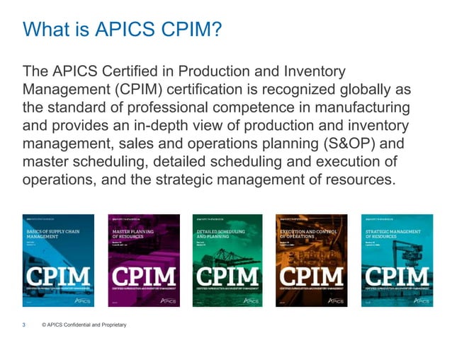 APICS CPIM Demo | PPTX | Business Utilities | Business