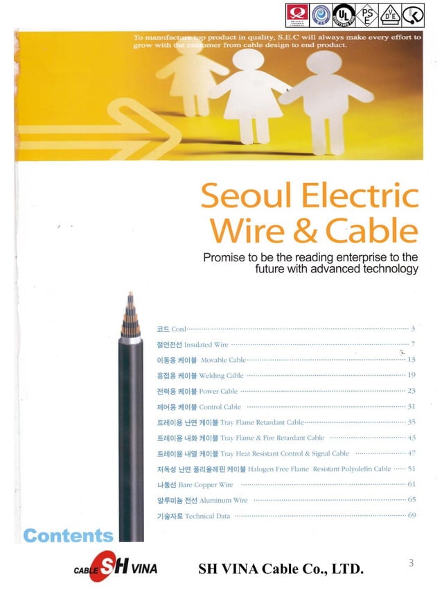 Cáp điện dây điện sh vina catalogue sh vina cable wire | PDF ...