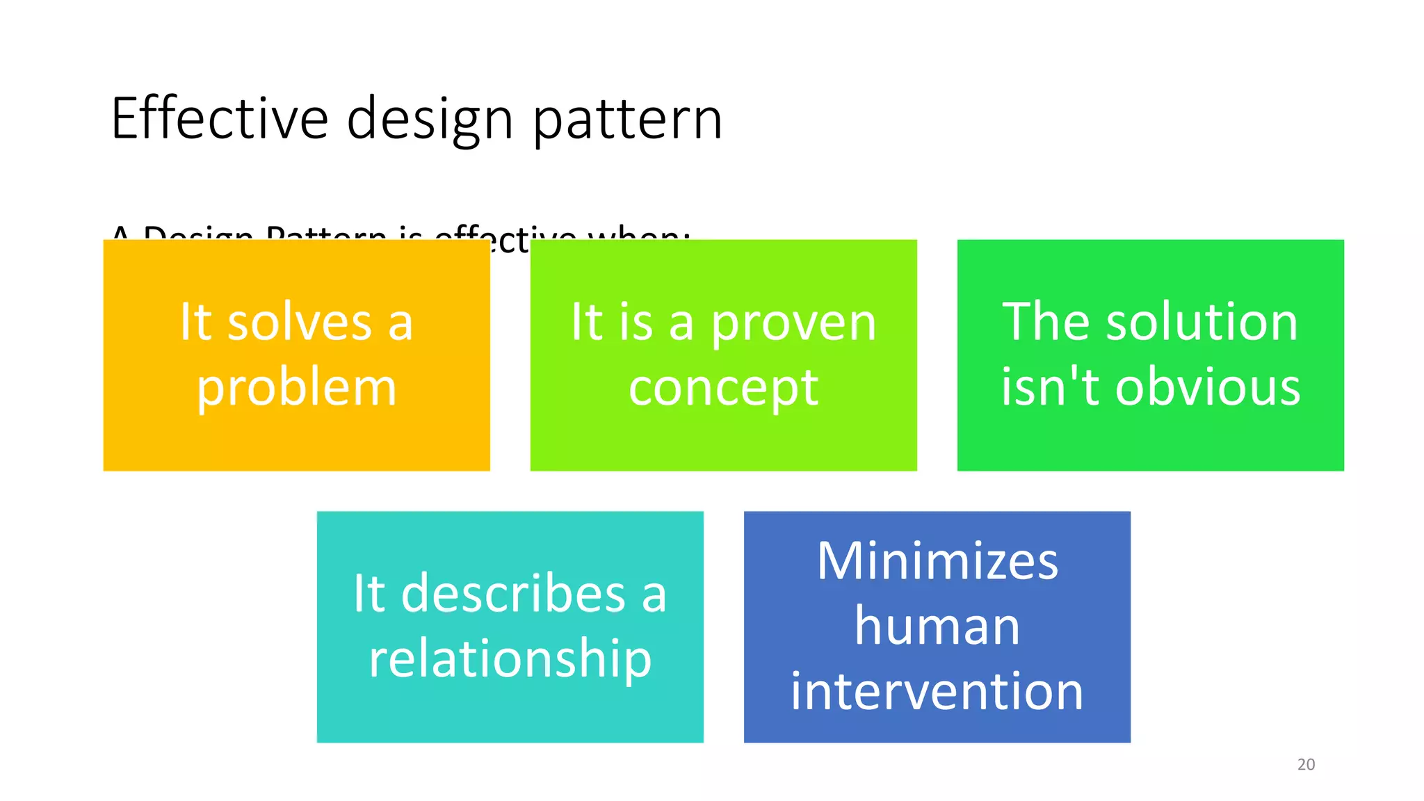 Design Patterns - General Introduction | PPTX | Web Development | Internet