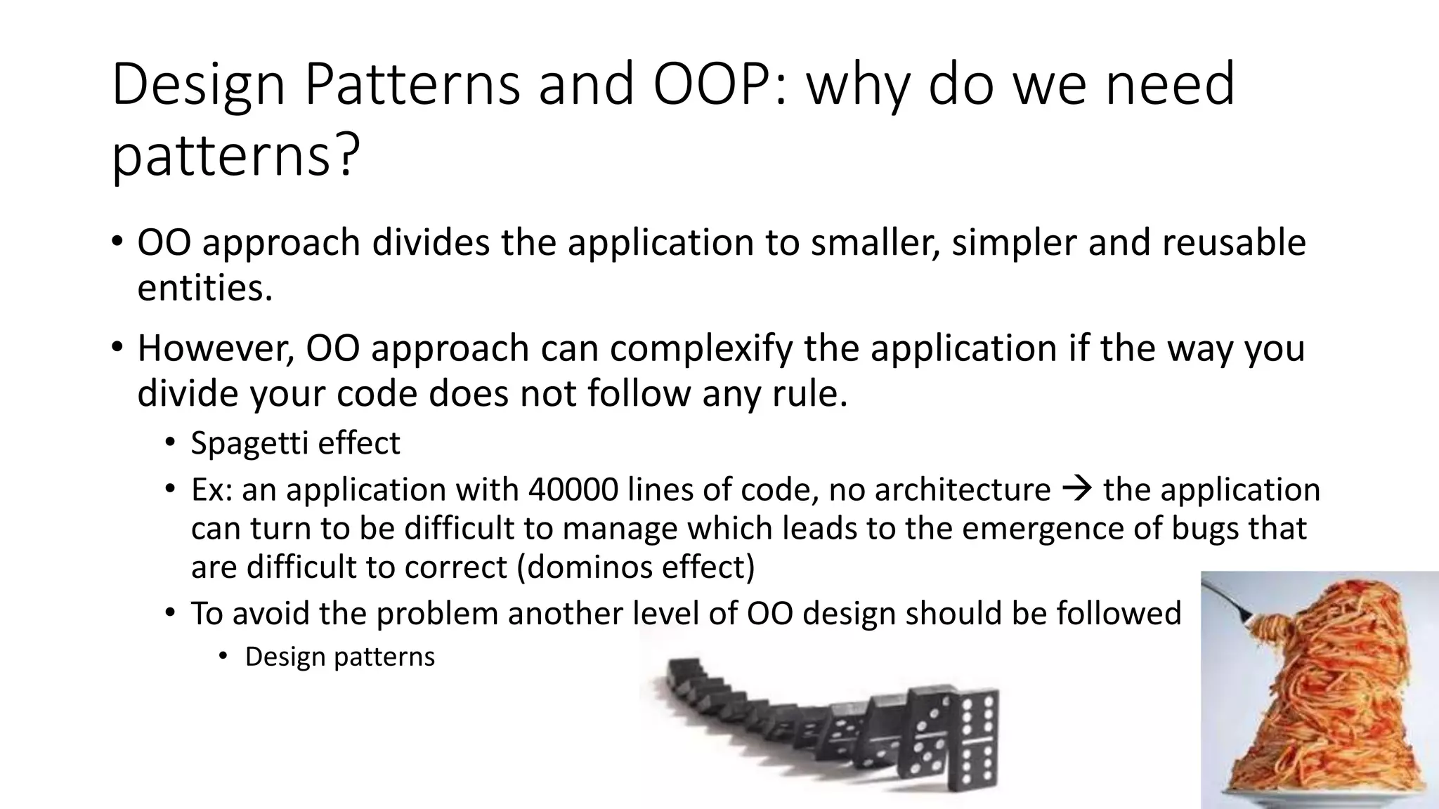 Design Patterns - General Introduction | PPTX | Web Development | Internet