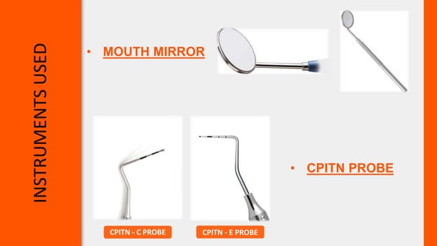 CPITN INDEX (Community Periodontal Index of Treatment Needs) | PPTX ...