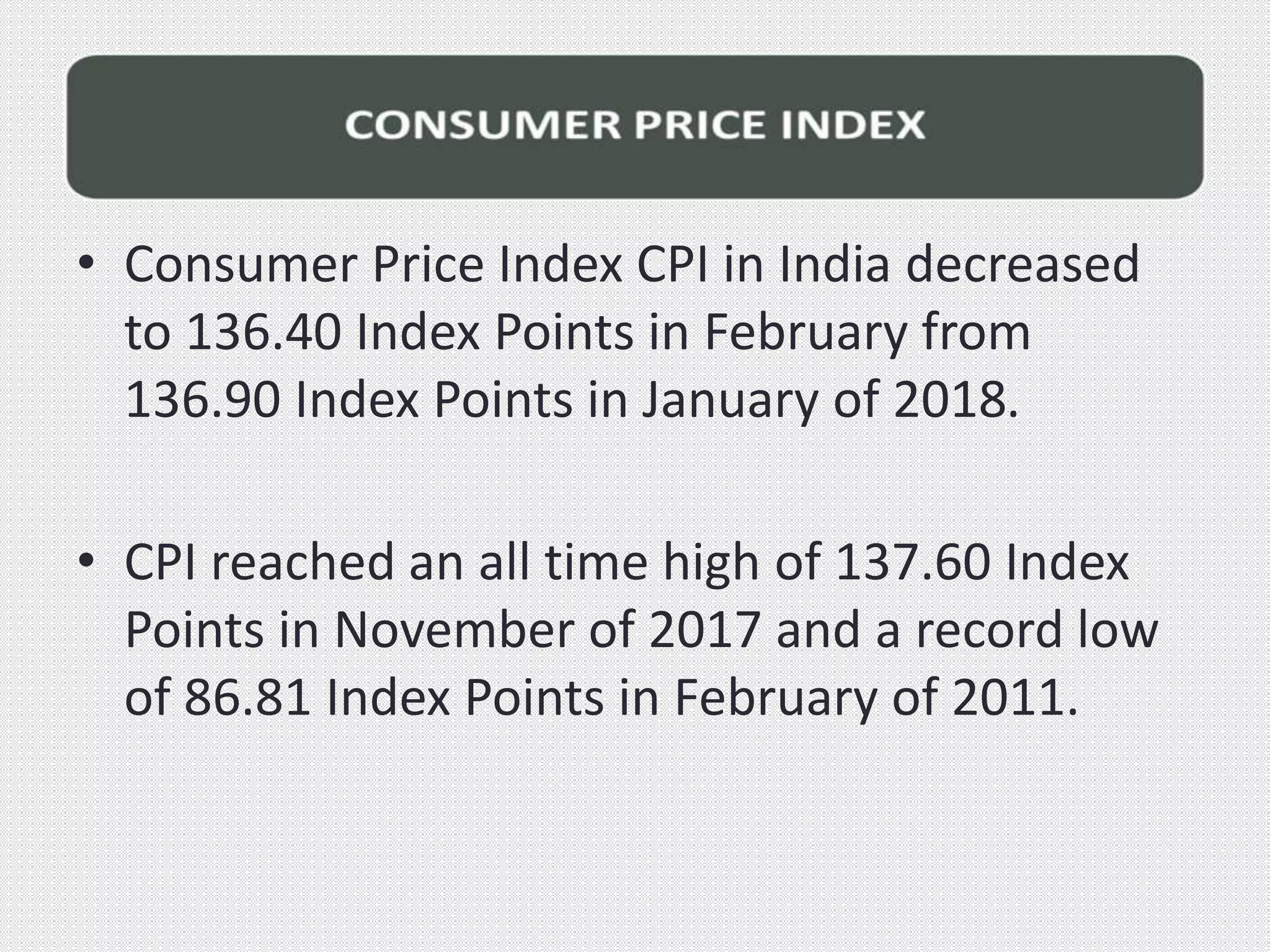 Consumer Price Index and Wholesale Price Index | PPTX