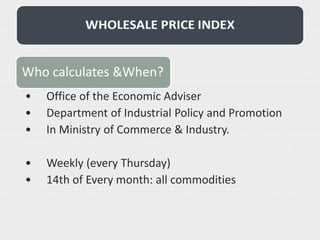 Consumer Price Index and Wholesale Price Index | PPTX