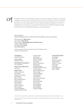 CPJ - Roots Of Impunity .. | PDF
