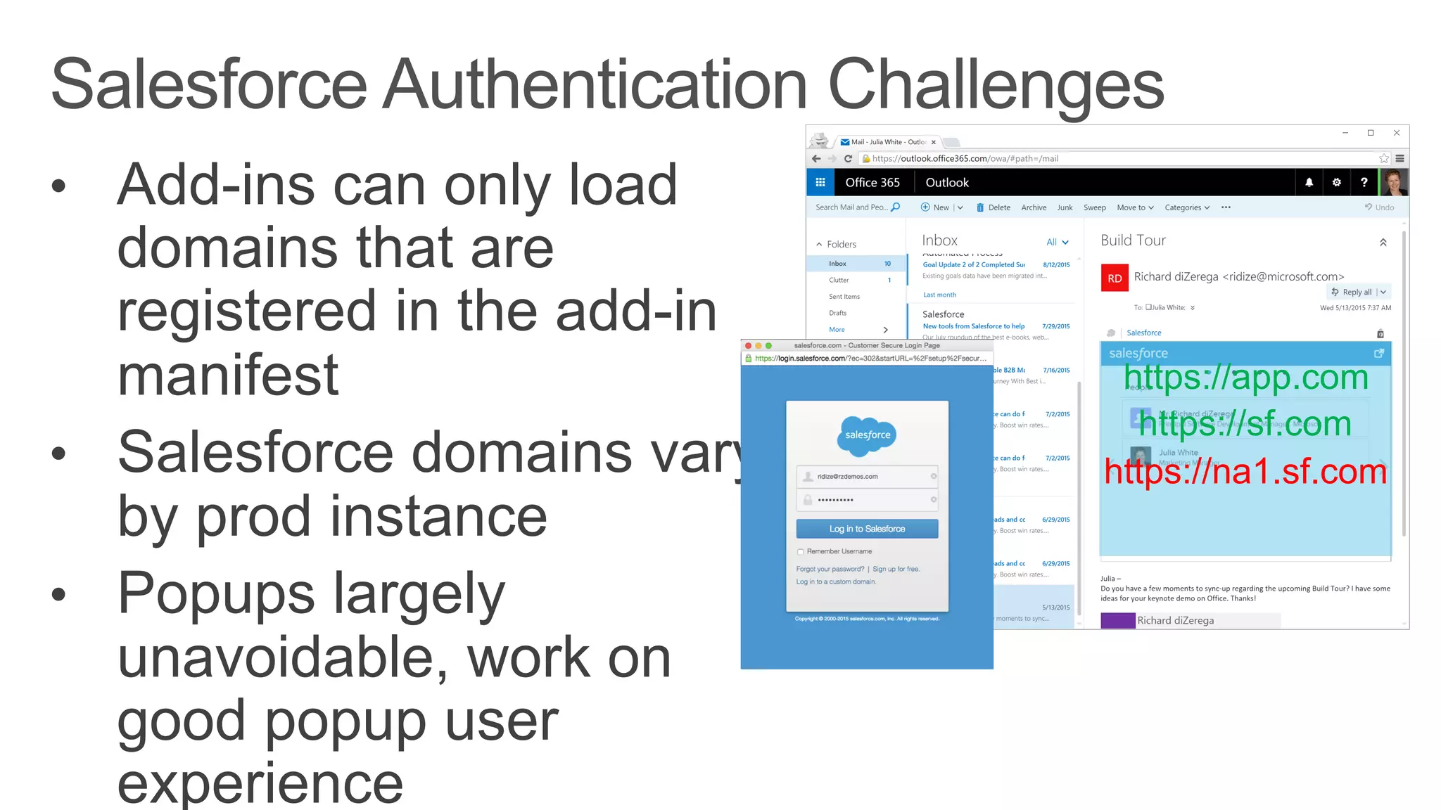 Extending Office with Salesforce Apps and Data | PPT