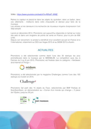Phonotonic CP Juin 2015 Fr | PDF