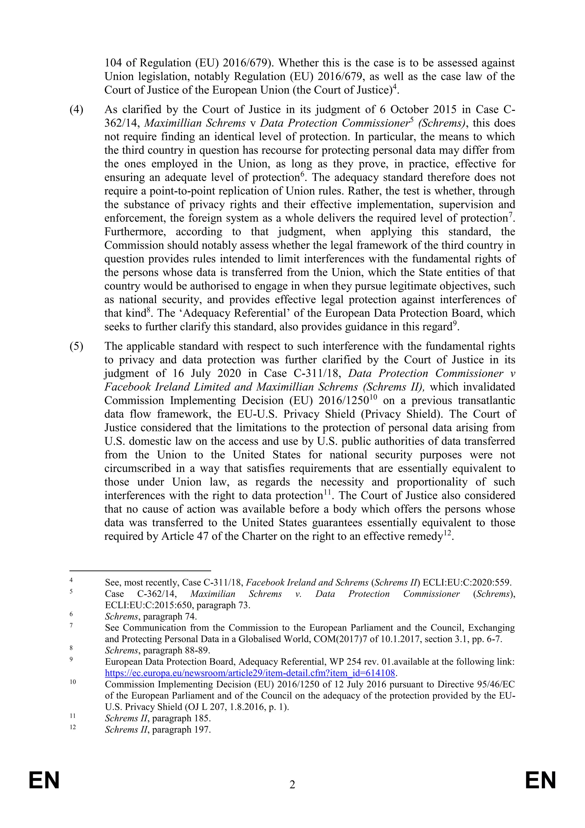EU-US Data Privacy Framework | PDF