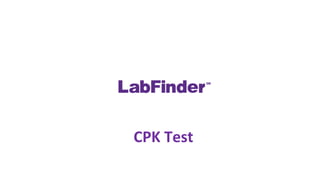 CPK Test | PDF