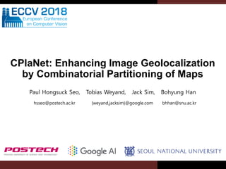 CPlaNet: Enhancing Image Geolocalization by Combinatorial Partitioning of Maps | PDF