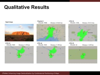 CPlaNet: Enhancing Image Geolocalization by Combinatorial Partitioning of Maps | PPT