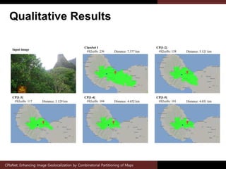 CPlaNet: Enhancing Image Geolocalization by Combinatorial Partitioning of Maps | PPT