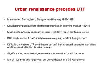 Cplan The Urban Renaissance | PPT