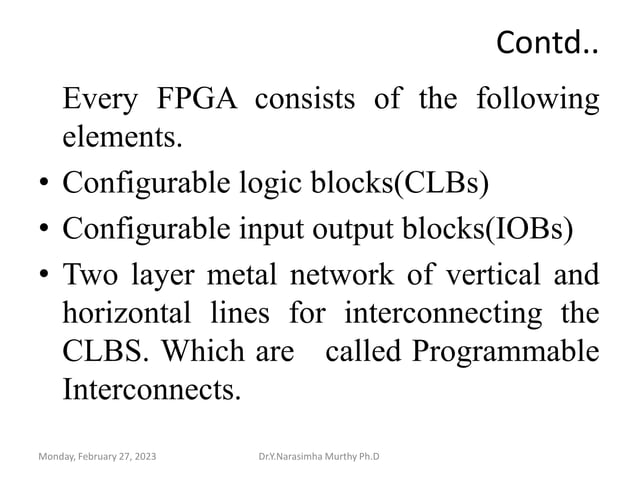 CPLD & FPGA Architectures and applictionsplications.pptx