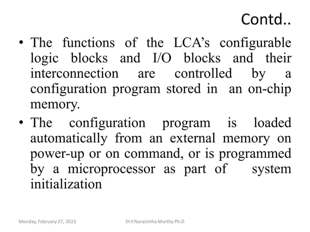 CPLD & FPGA Architectures and applictionsplications.pptx