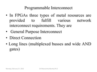 CPLD & FPGA Architectures and applictionsplications.pptx