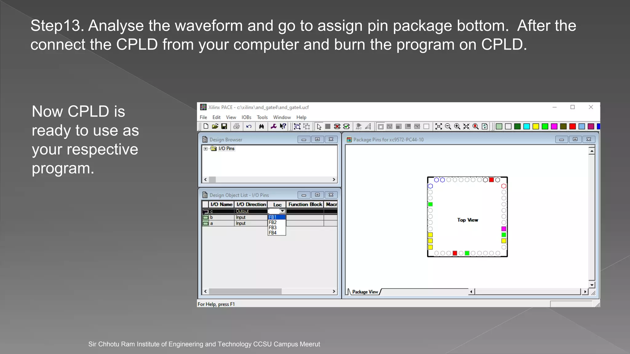 Introducation of CPLDS and Design of Combinational circuit using CPLD | PPT