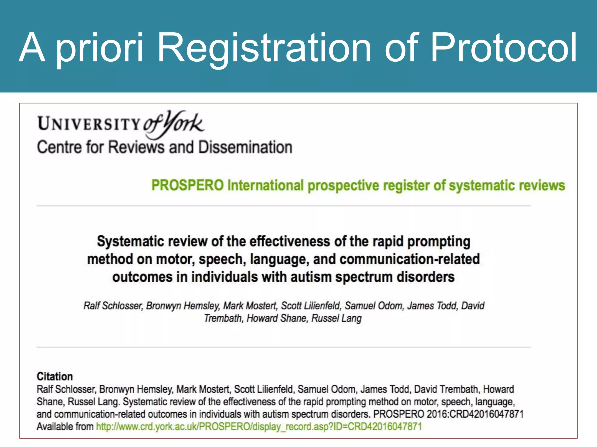 Rapid Prompting Method Systematic Review #CPLOL18 2018 | PPTX
