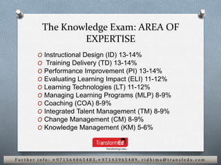 Professional in learning and Performance | PPT