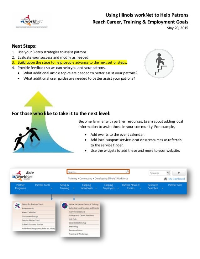 •Activity for Staff - How to Use Illinois workNet to Help Patrons and ...