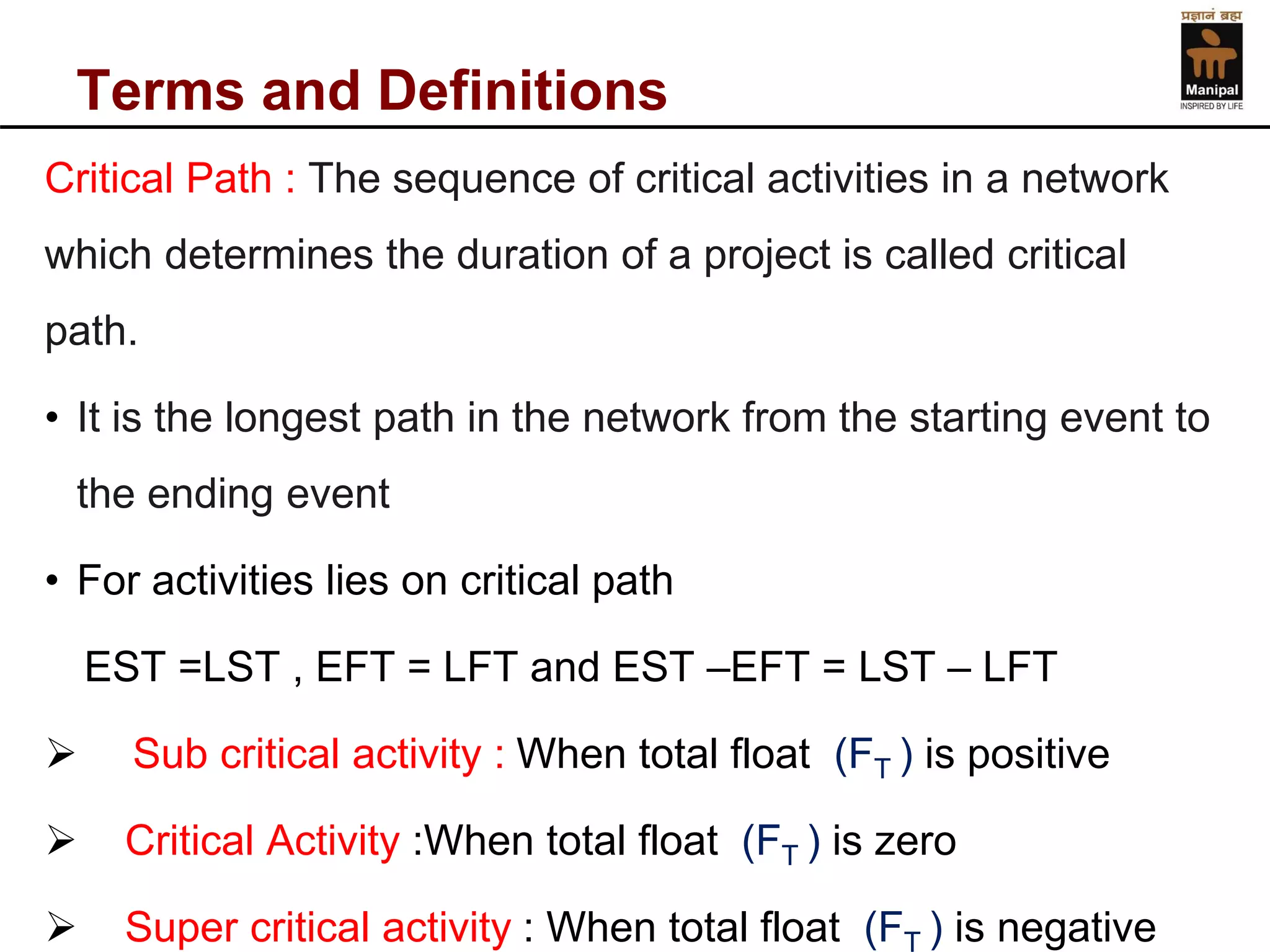 Critical Path Method | PDF