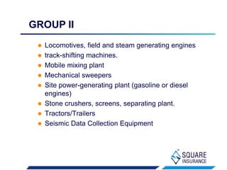 Contractor's Plant and Machinery Insurance | PPSX