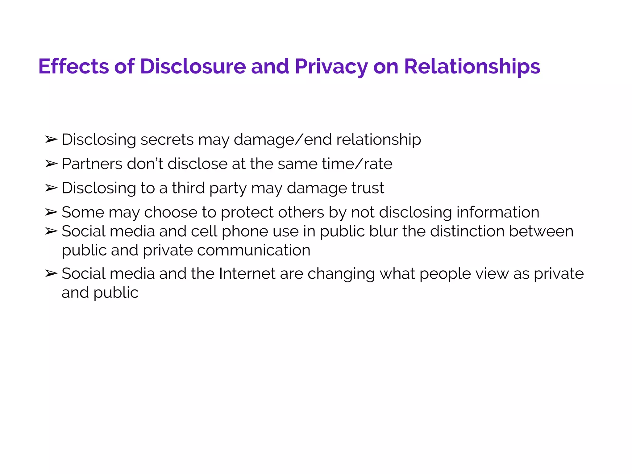Communication Privacy Management Theory (CPM) | PPTX