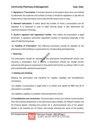 Clinical pharmacy management | PDF