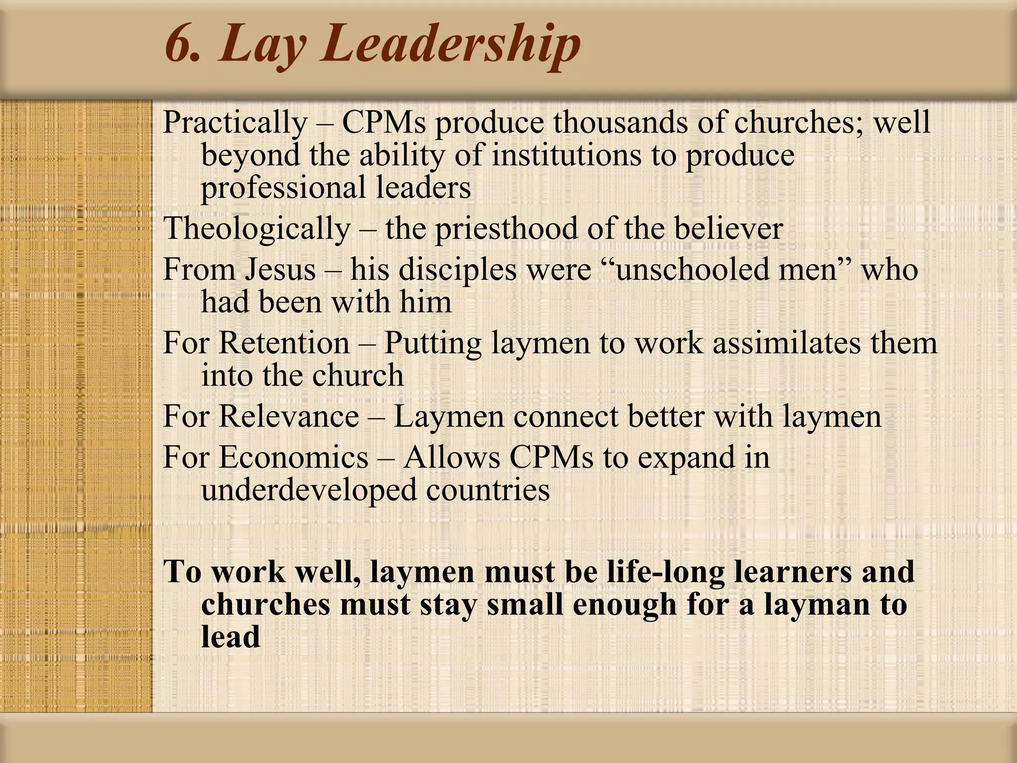 Cpm a summary of principles and examples | PPT | Christianity ...