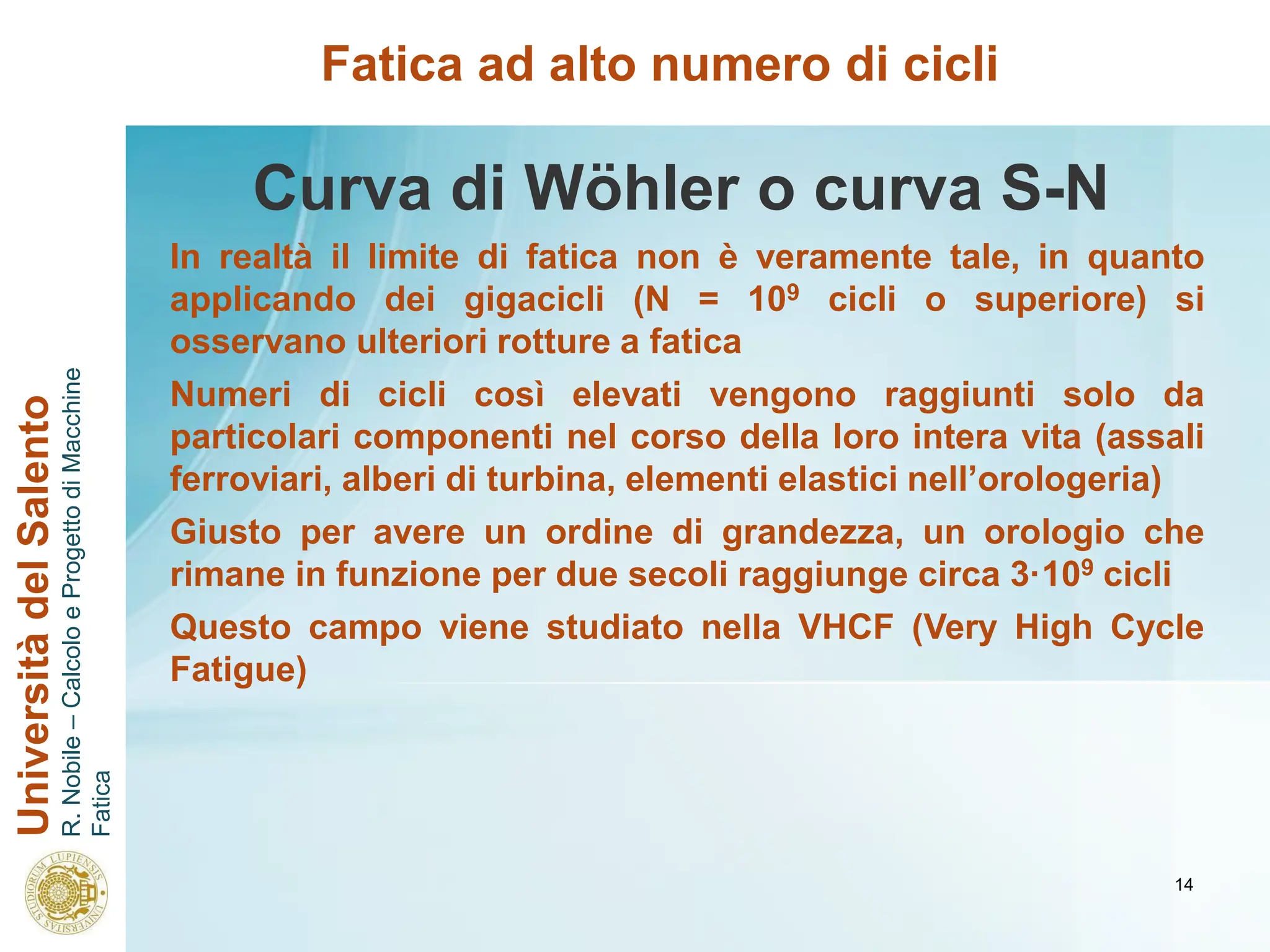 CPM-lezione 15-fatica e criteri di applicazione | PDF