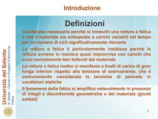 CPM-lezione 15-fatica e criteri di applicazione | PDF