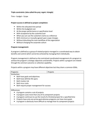 Brief Introduction to Project Management | PDF