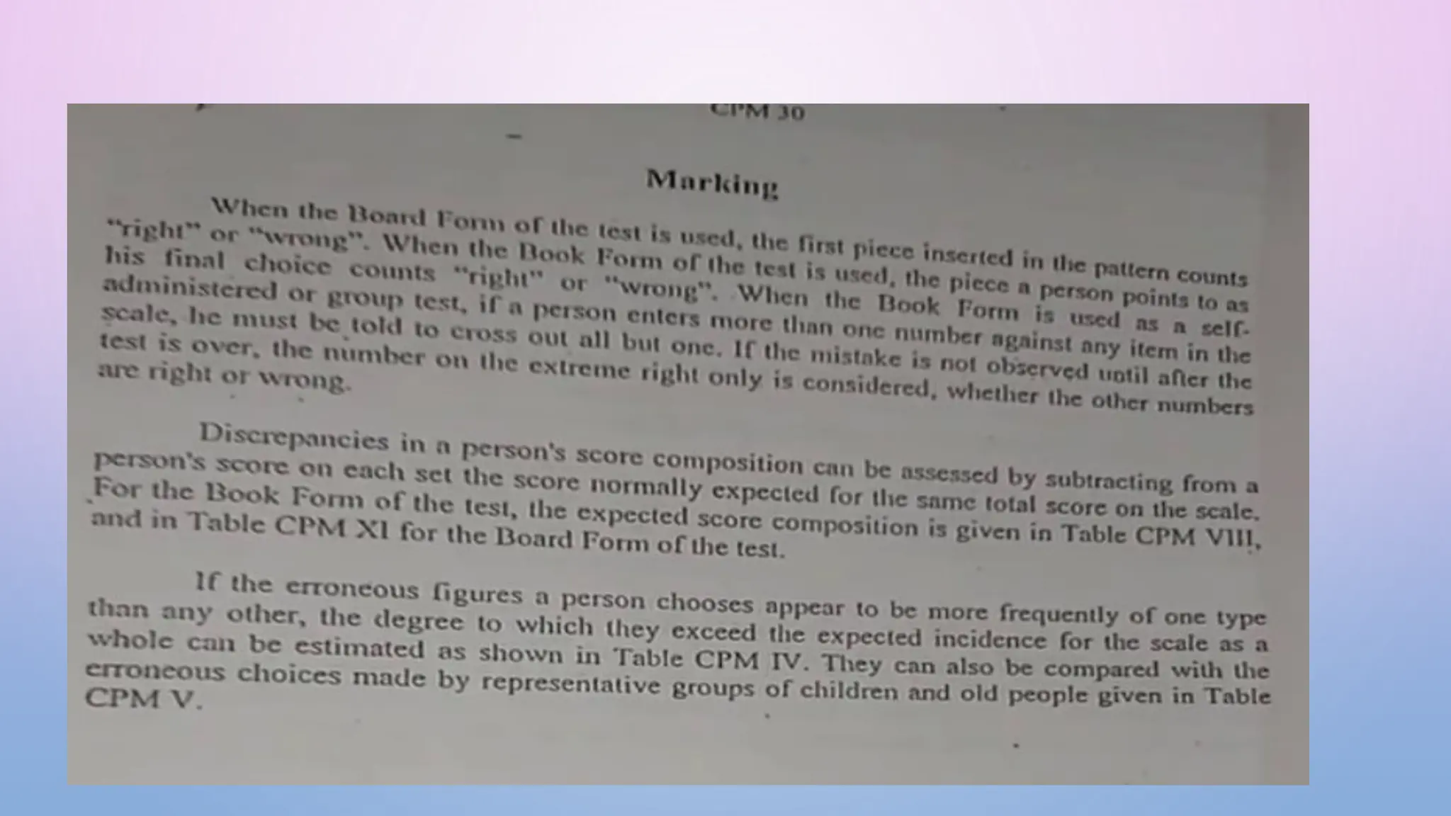 color progressive matrices - a presentation | PDF