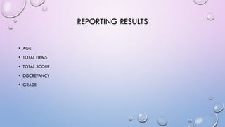 color progressive matrices - a presentation | PDF